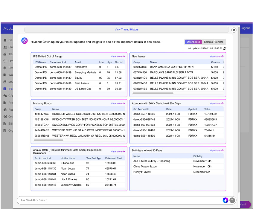 AllocateRite | Advisor Services